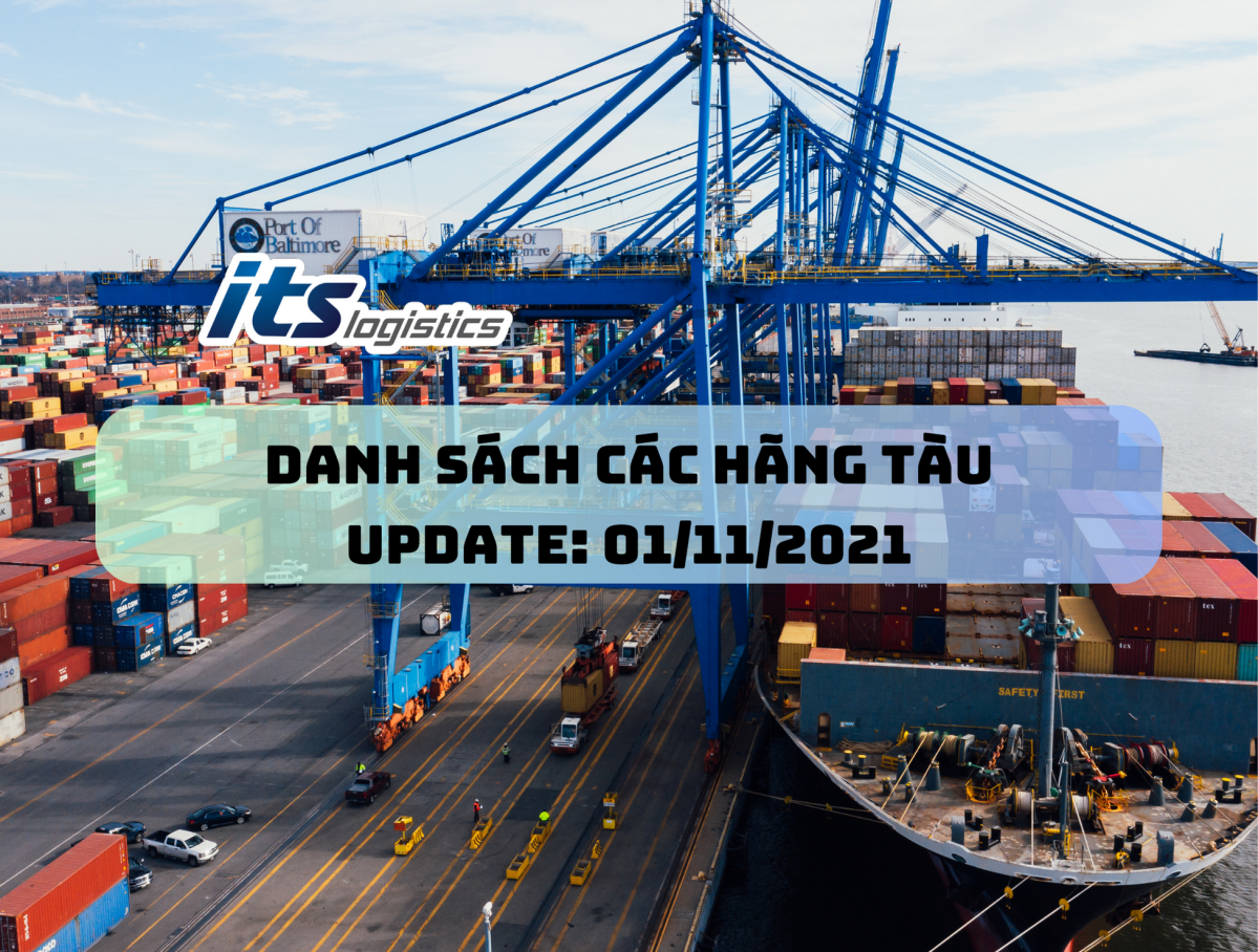 DANH SÁCH HÃNG TÀU – CỔNG THÔNG TIN ITS LOGISTICs
