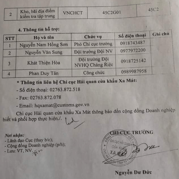 HƯỚNG DẪN KHAI HẢI QUAN VNACCS TẠI CỬA KHẨU ĐƯỜNG BỘ MỘC BÀI VÀ XA MÁT ...
