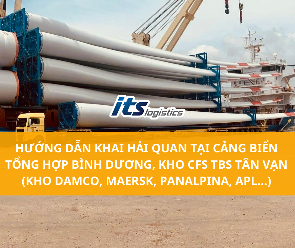 HƯỚNG DẪN KHAI HẢI QUAN TẠI CẢNG BIỂN TỔNG HỢP BÌNH DƯƠNG, KHO CFS TBS ...