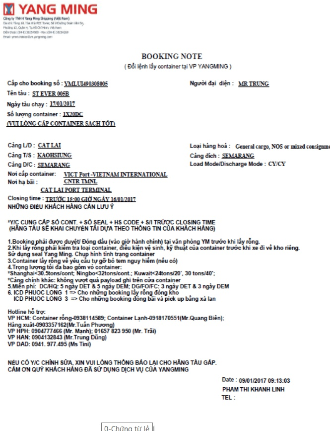 BOOKING NOTE LÀ GÌ? NHỮNG THÔNG TIN CẦN BIẾT VỀ BOOKING NOTE – CỔNG ...